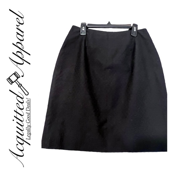 Kay Unger | Skirts | Kay Unger New York Black Woven Stle Mini Skirt ...